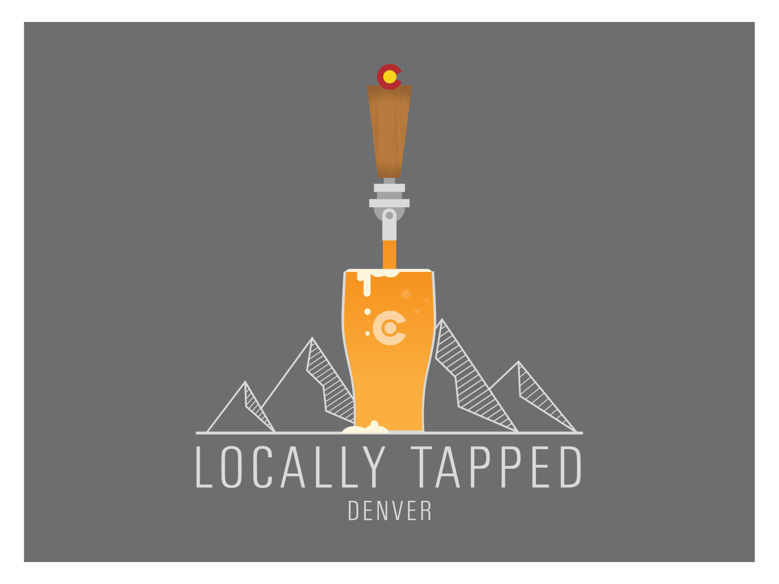 Locally Tapped Logo by Tyler Kapustka on Dribbble