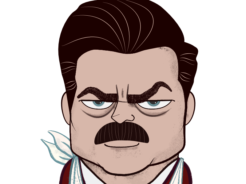 Ron Swanson by Duncan Neal on Dribbble