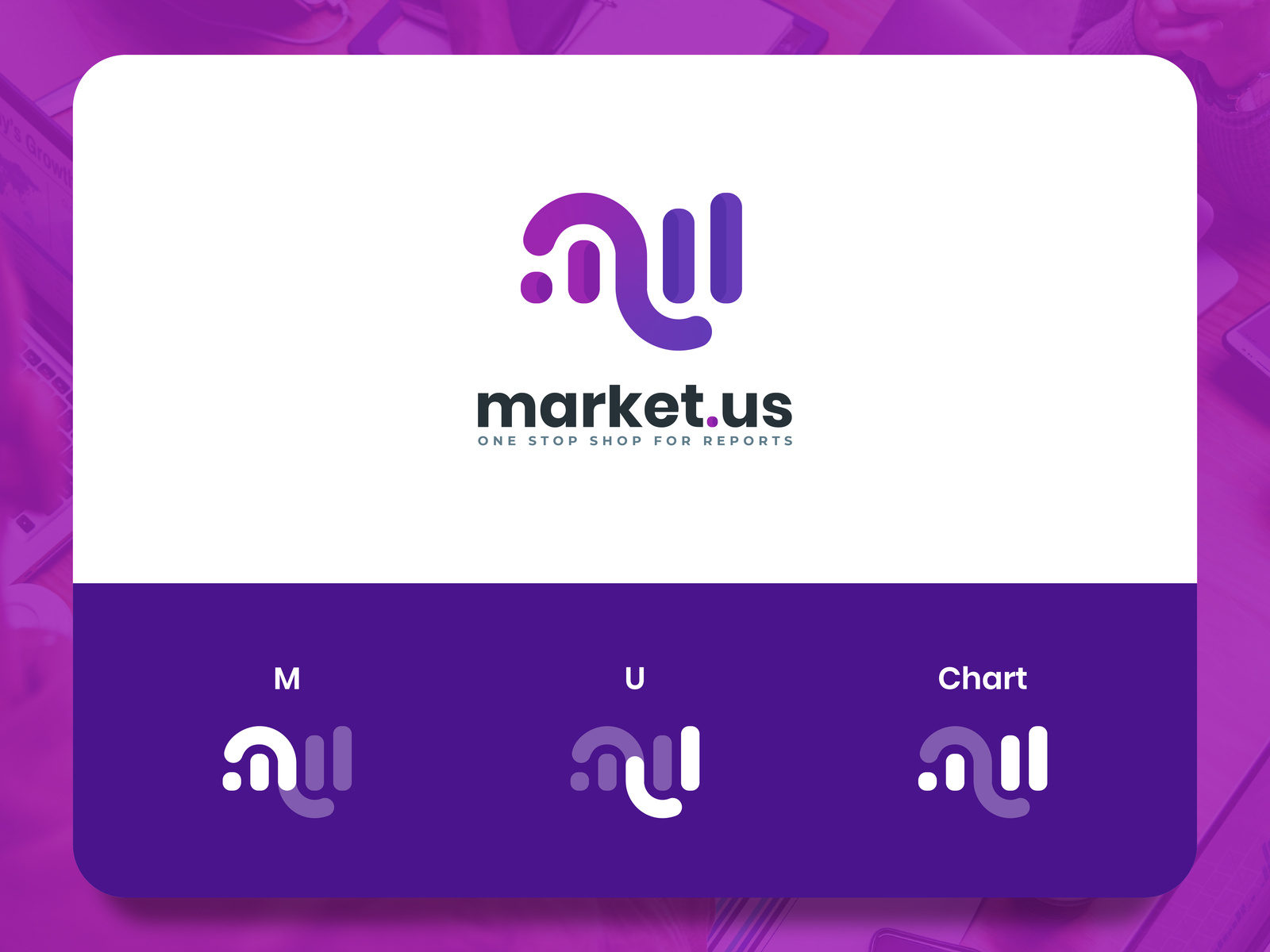 Market.us Branding by Khilan Desai for 7Span on Dribbble
