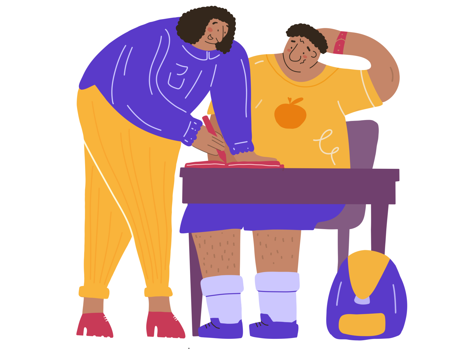 Illustrations for Online Learning by Olga Kotova on Dribbble