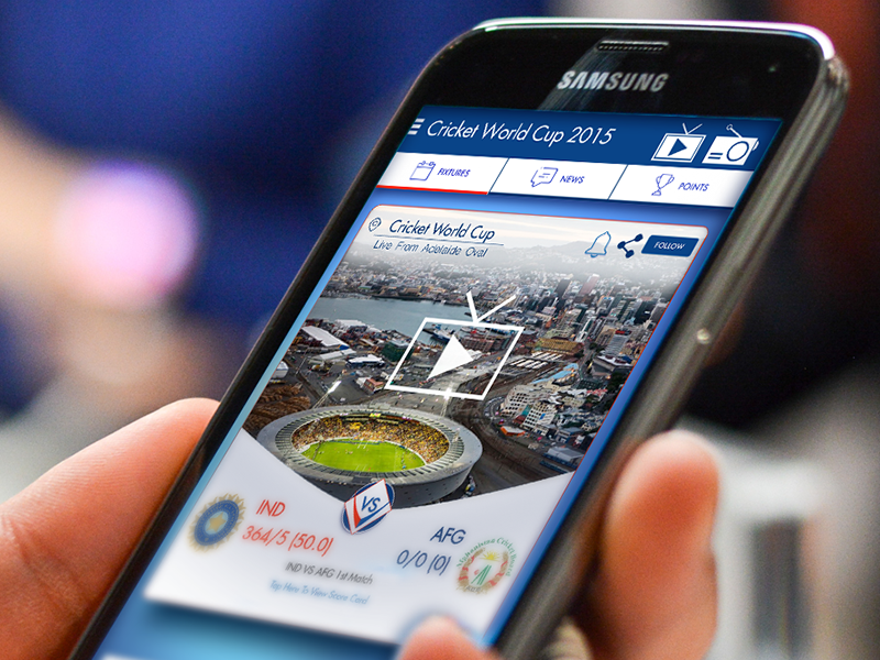 Cricket App by nabihairum on Dribbble