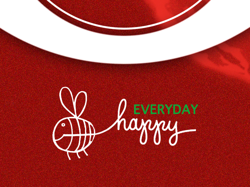 Be Happy Everyday by nabihairum on Dribbble