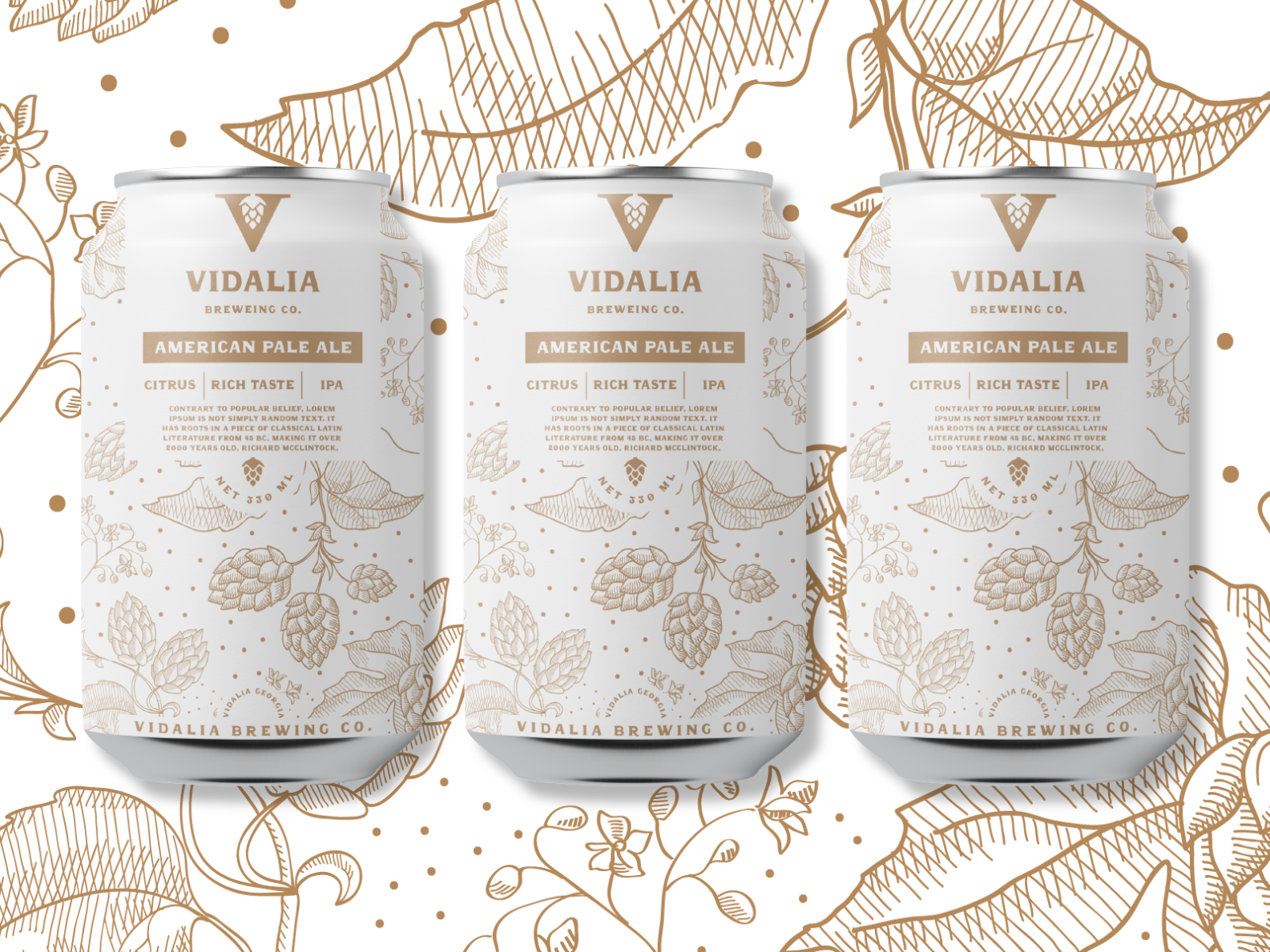 Vidalia - Beer Packaging Design by Emir Kudic on Dribbble