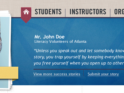 Literacy web layout 2 by Brian White on Dribbble
