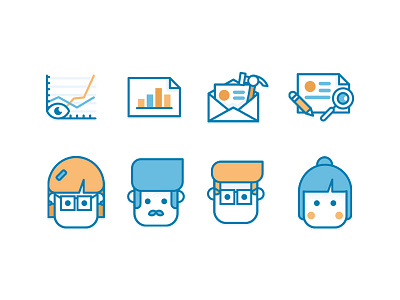 Dash Icons by Peter Francis Laxalt for Commence Studio on Dribbble