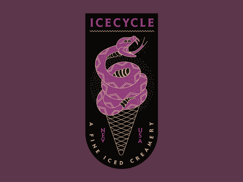 Icecycle Creamery Snake by Peter Francis Laxalt for Commence Studio on ...