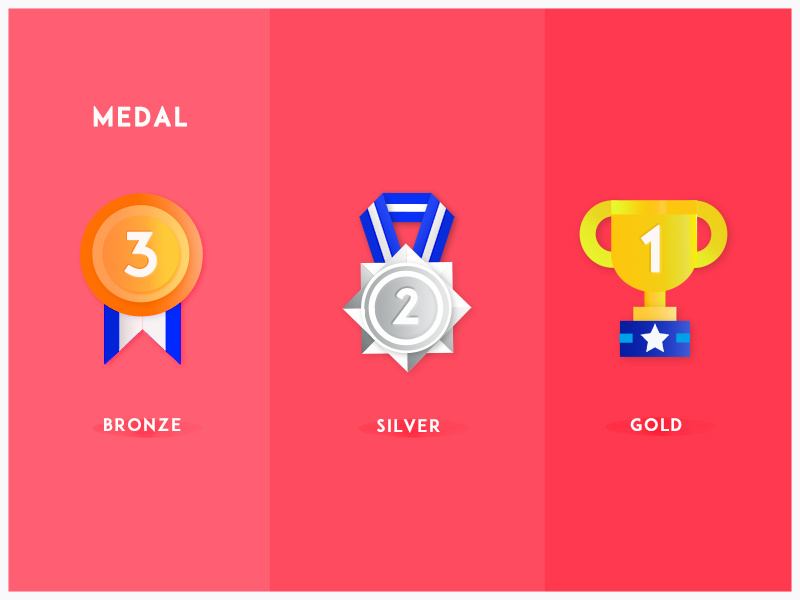 Medal by 李琳瑶 on Dribbble