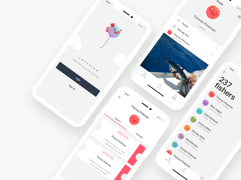 Fish app by MEDIASAPIENS on Dribbble