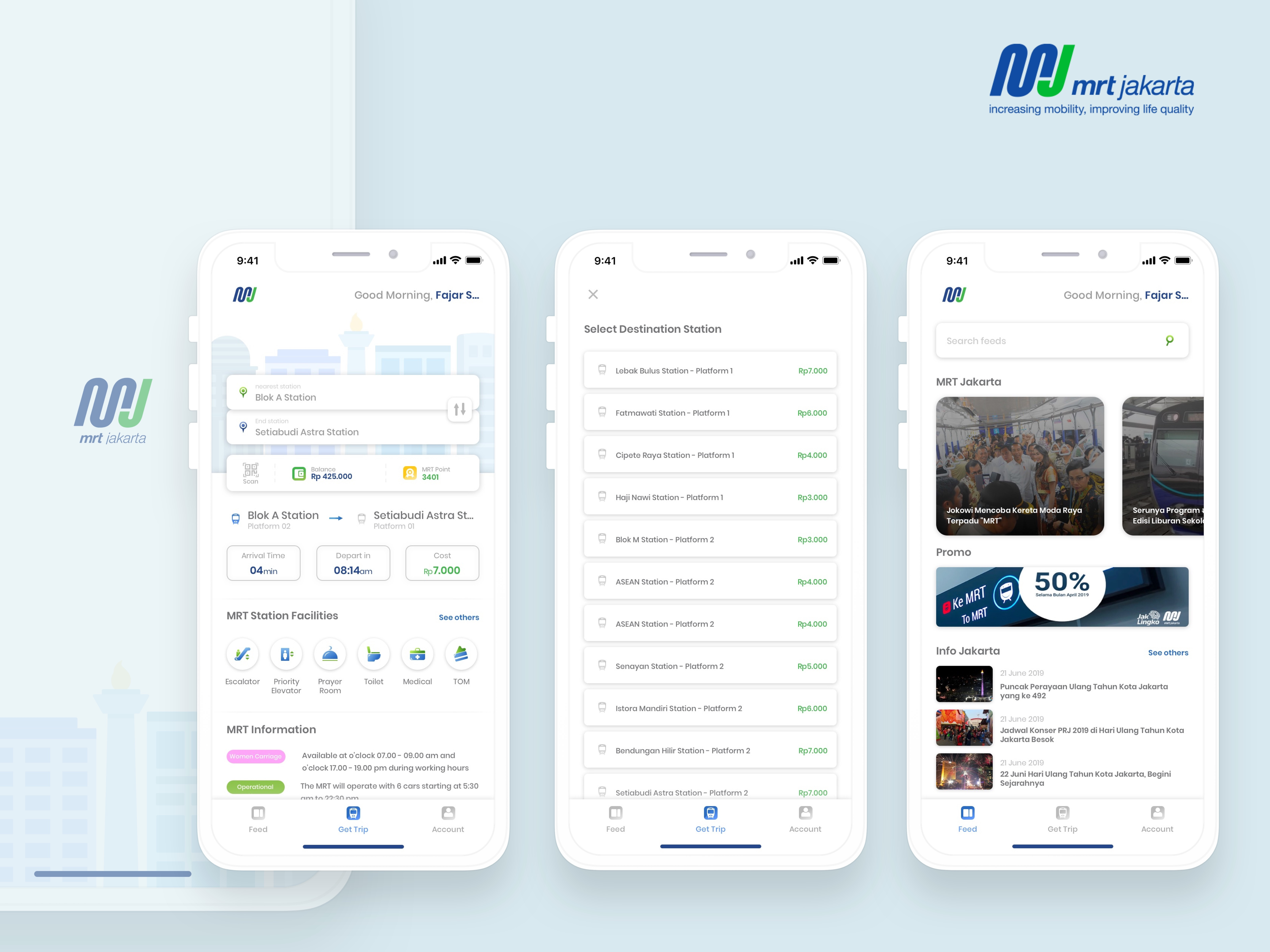 MRT Jakarta - Redesign Concept by Fajar Satria Akbar on Dribbble