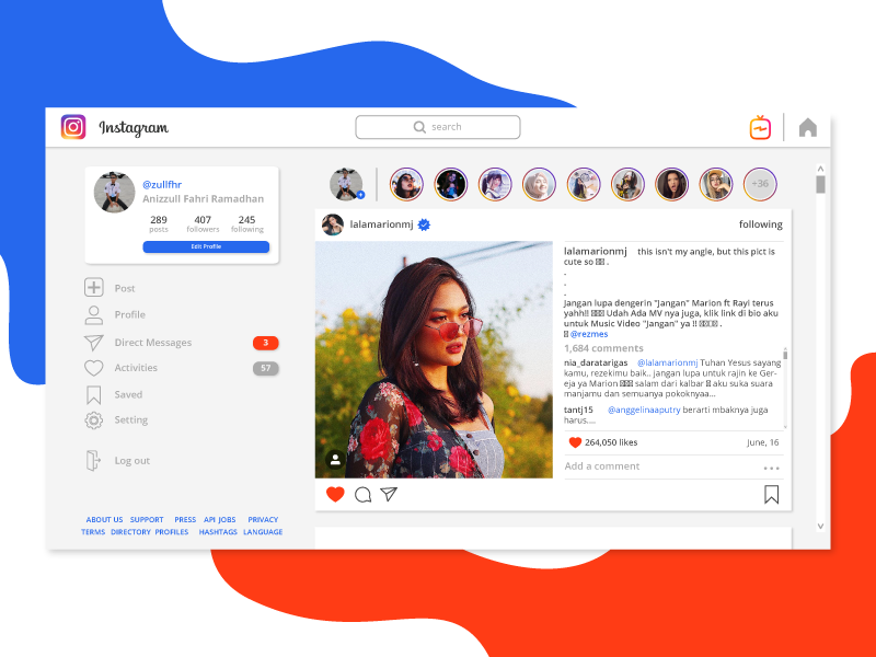Dribbble - ig-web-ui-preview-_1_.png by Zull