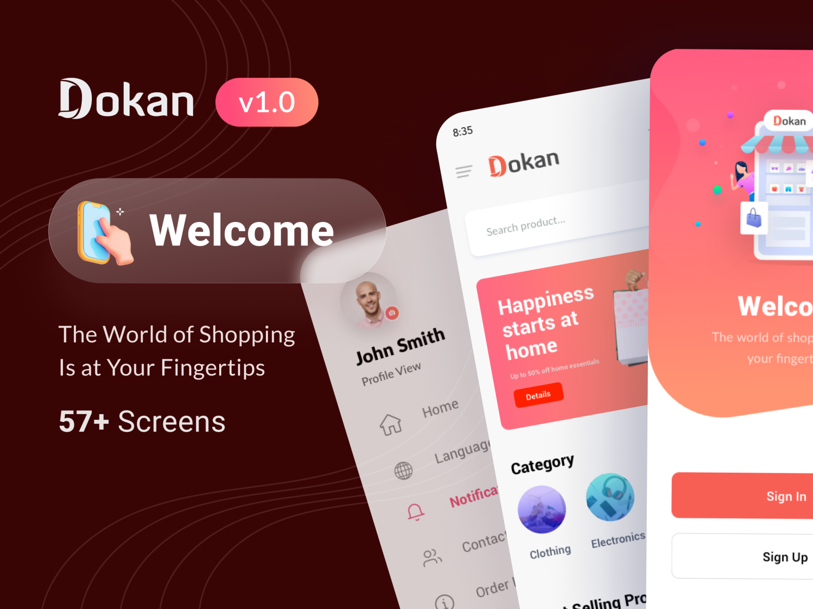 Dokan Mobile App by Md Masum Hossain for weDevs on Dribbble
