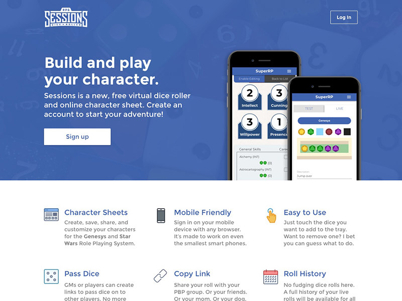 Sessions Landing Page by Jeff Ross on Dribbble