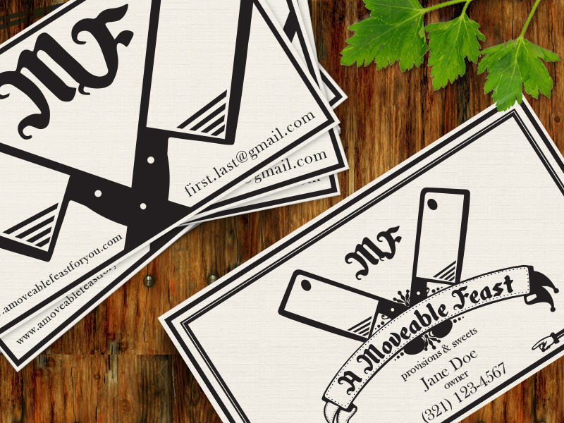 A Moveable Feast Logo by Chasen Seymore on Dribbble