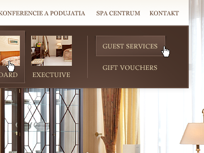 hybrid menu by Tomáš Mitana on Dribbble