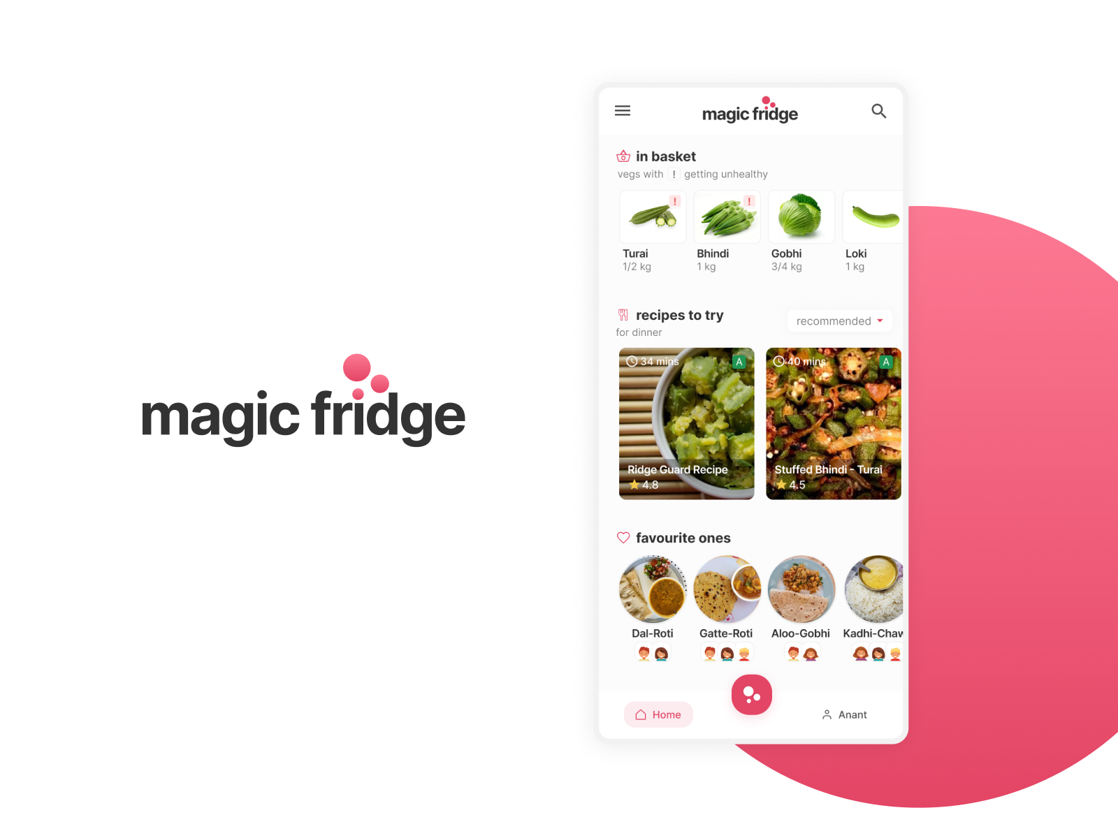 magic fridge - delicious deal everyday by Anant Sharma on Dribbble