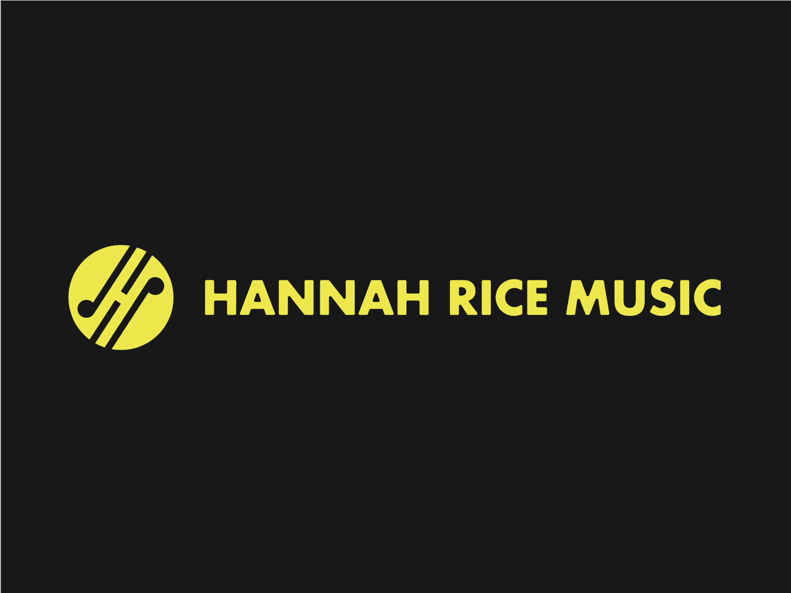 Hannah Rice Music logo by Grace Harkin on Dribbble