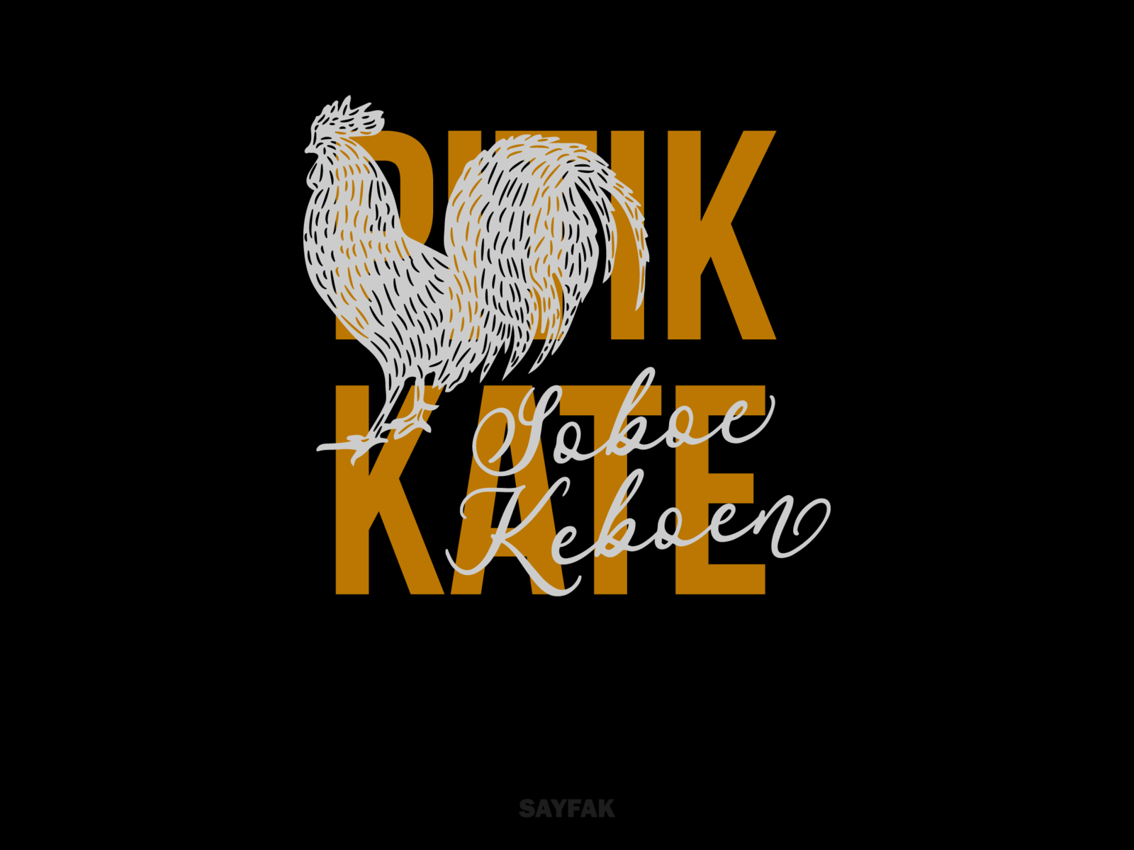 pitik kate soboe keboen by K gold on Dribbble