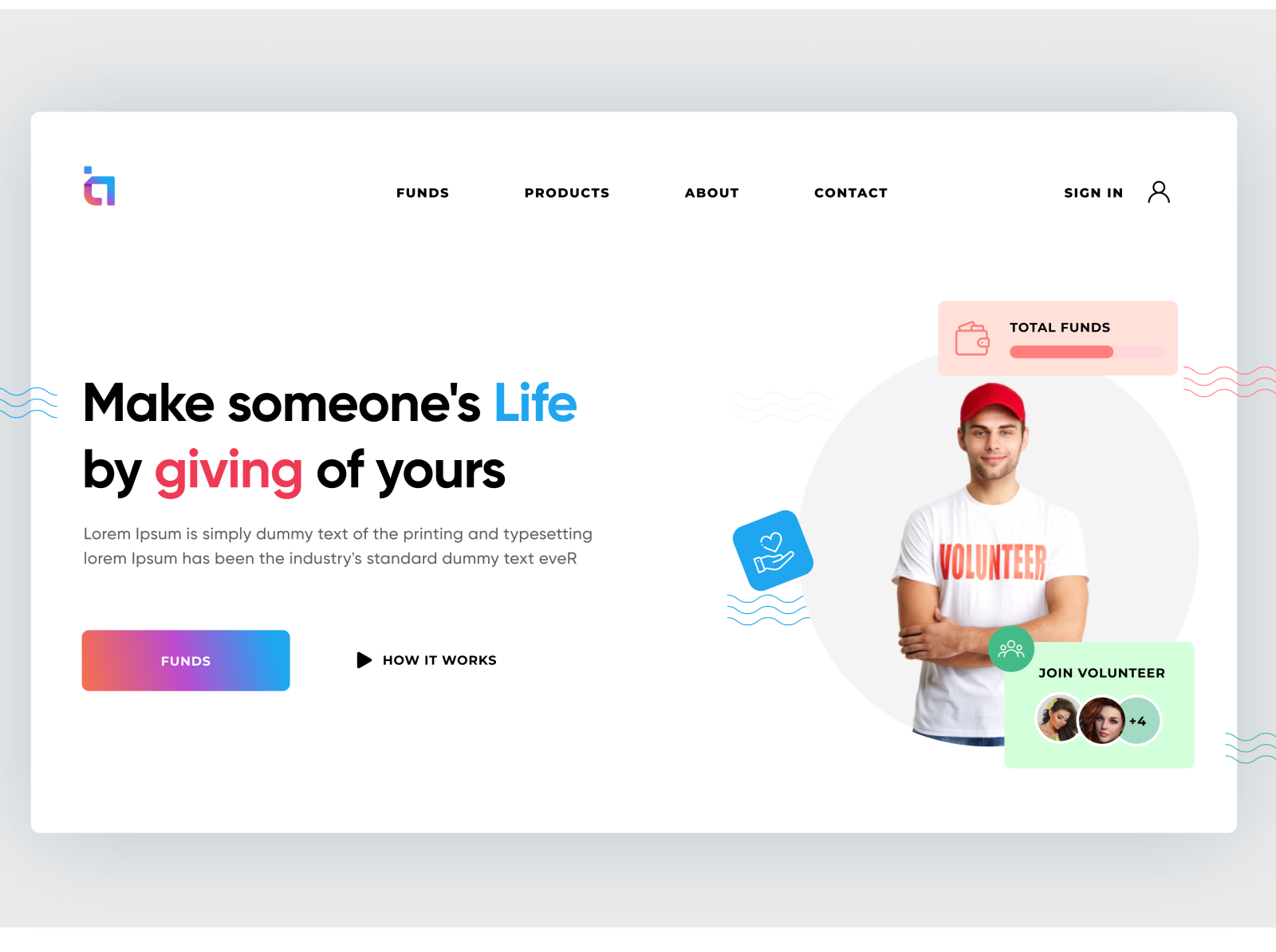 Fundraiser Landing Page by Muneeb Sandhu ⚔️ on Dribbble Fundraiser Landing Page by Muneeb Sandhu ⚔️ on Dribbble