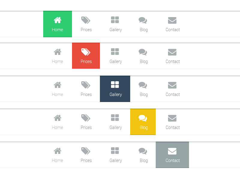 Lana Menu by Ciprian Turcu on Dribbble