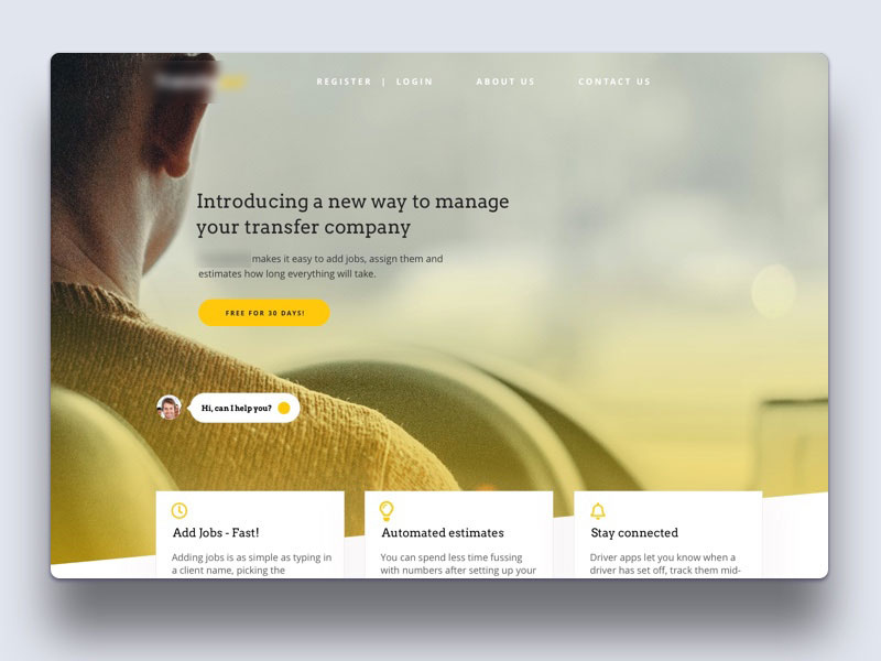 Big Website (Full) Header by Mikey Cattell on Dribbble