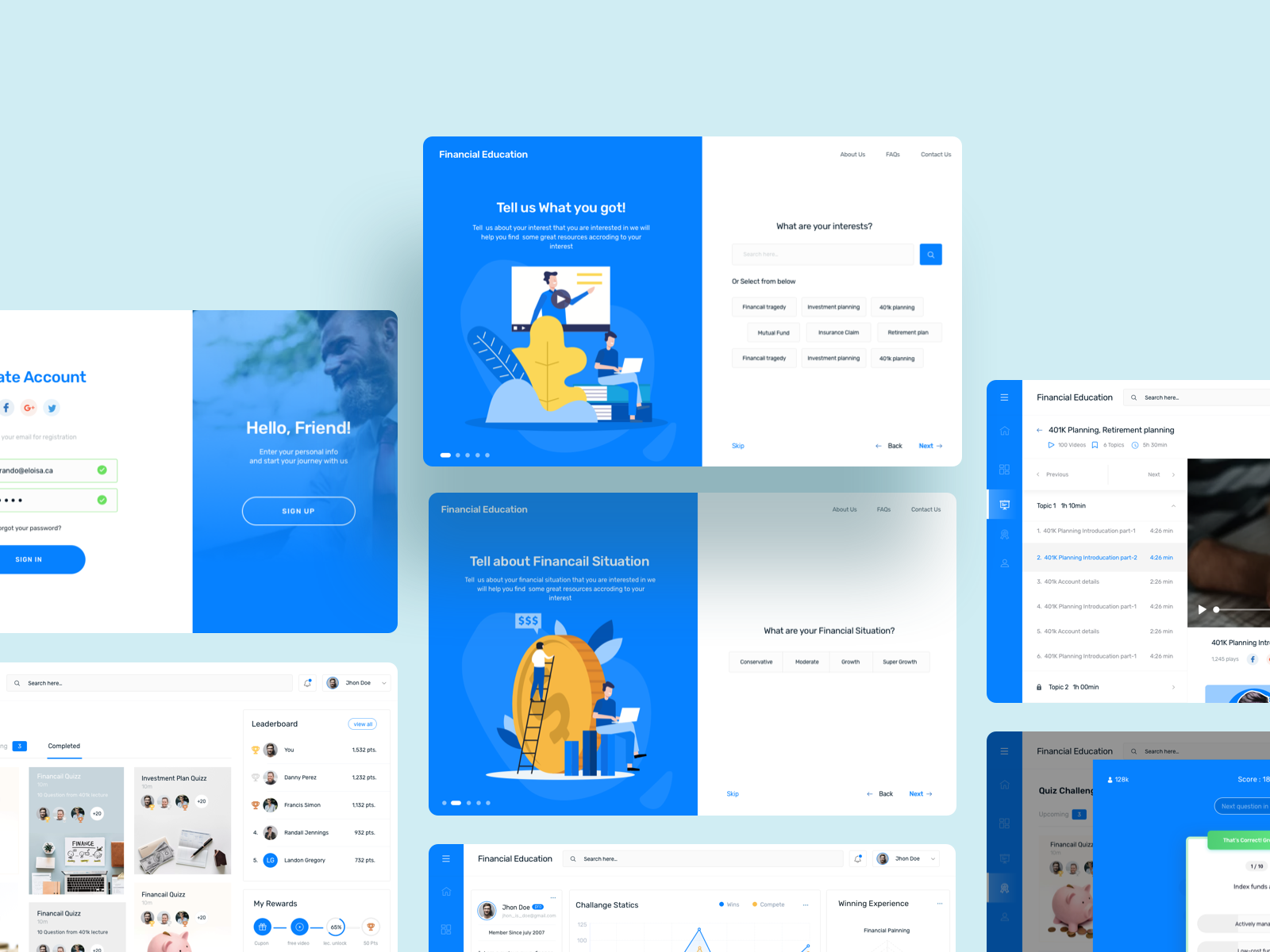 Web Onboarding by Vivek Sati on Dribbble