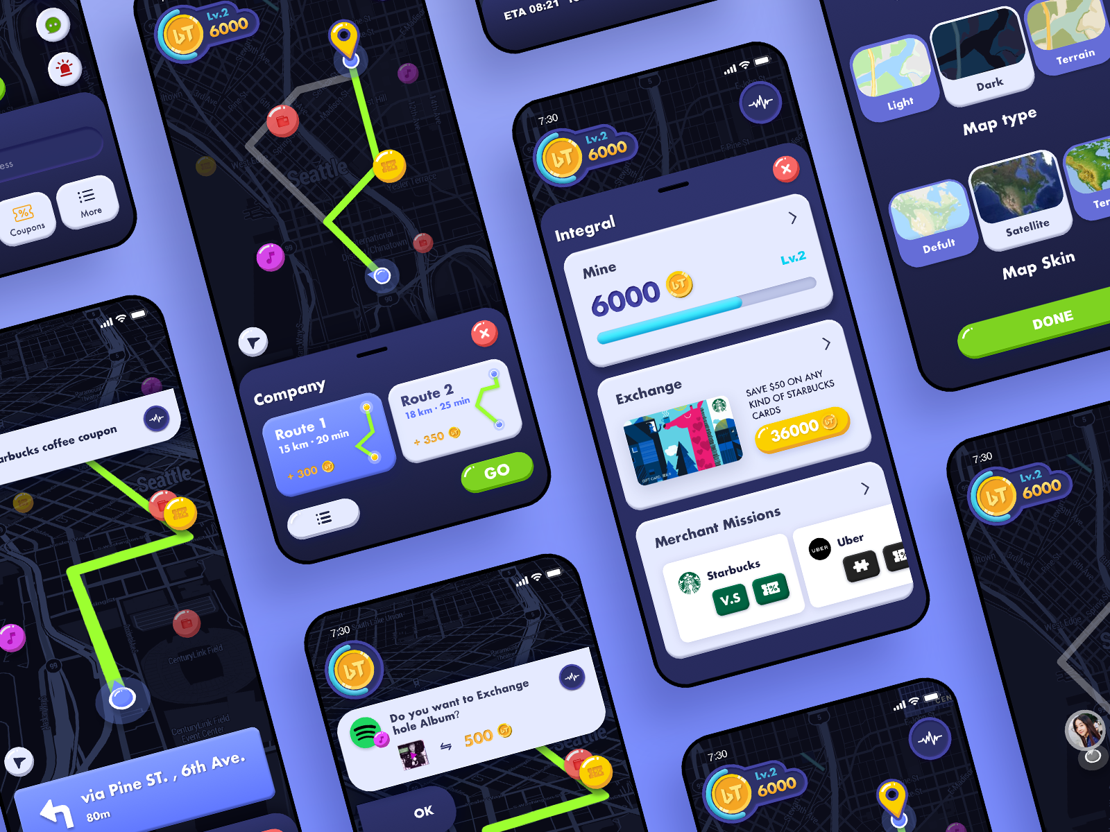 Travel integral app by YM on Dribbble