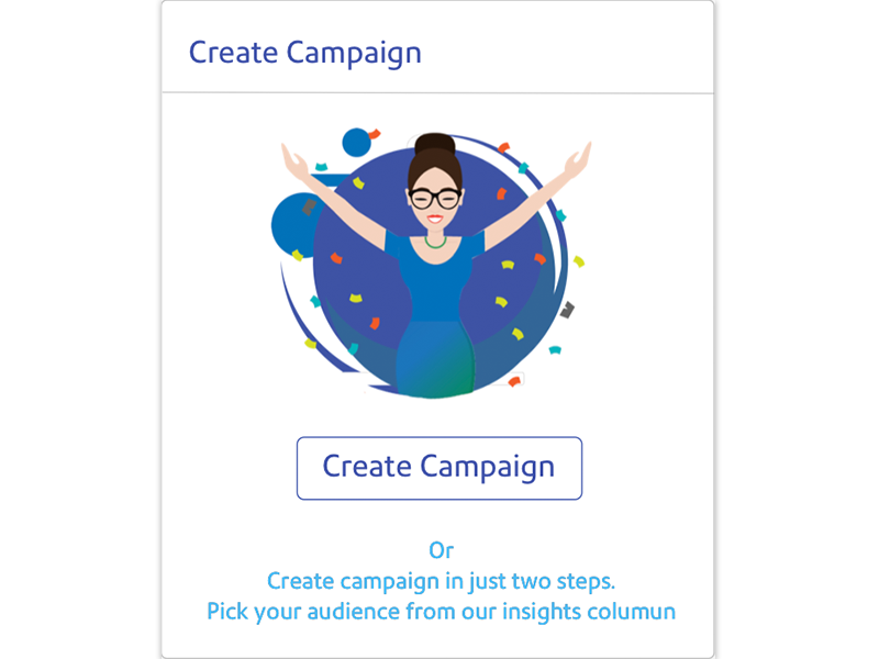 Create Campaign Part On Application by palak arora on Dribbble