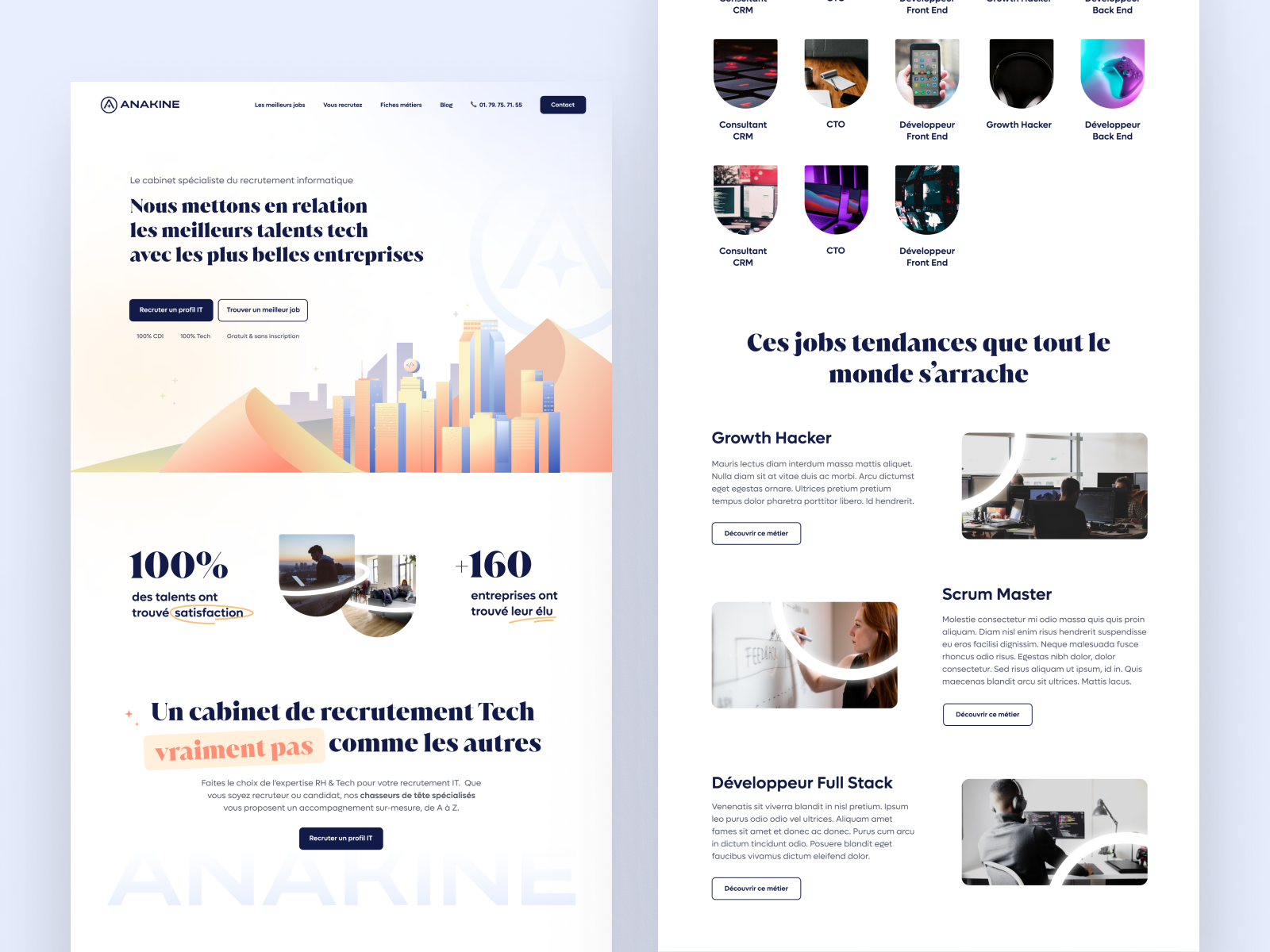 Anakine — Rebrand website (1/2) by Nicolas Bigot on Dribbble