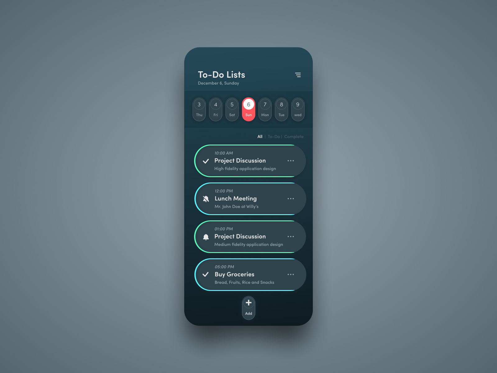 To Do List DailyUI 042 By Arun Dhungel On Dribbble