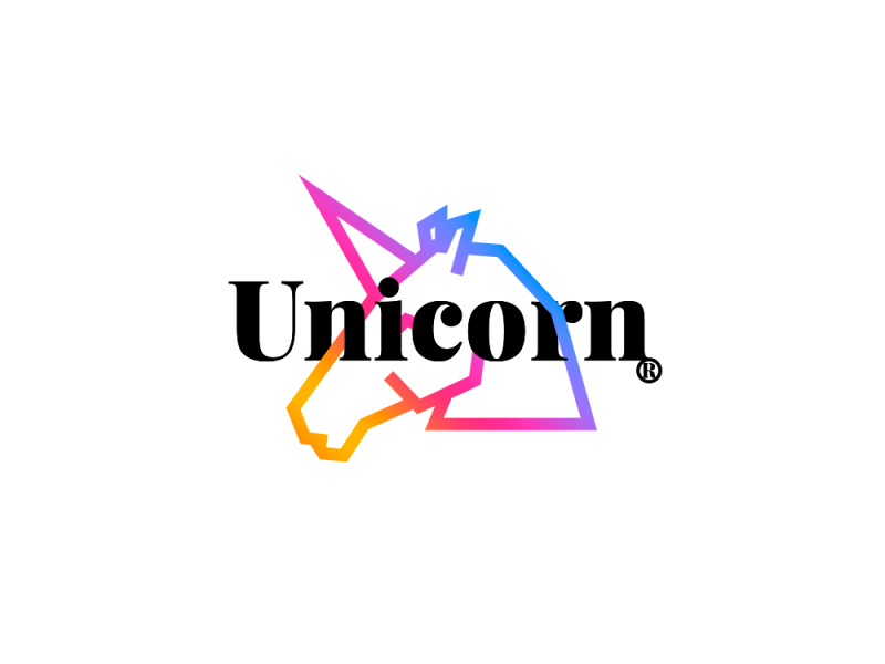 Unicorn • Logotype by NotVeryDesign on Dribbble