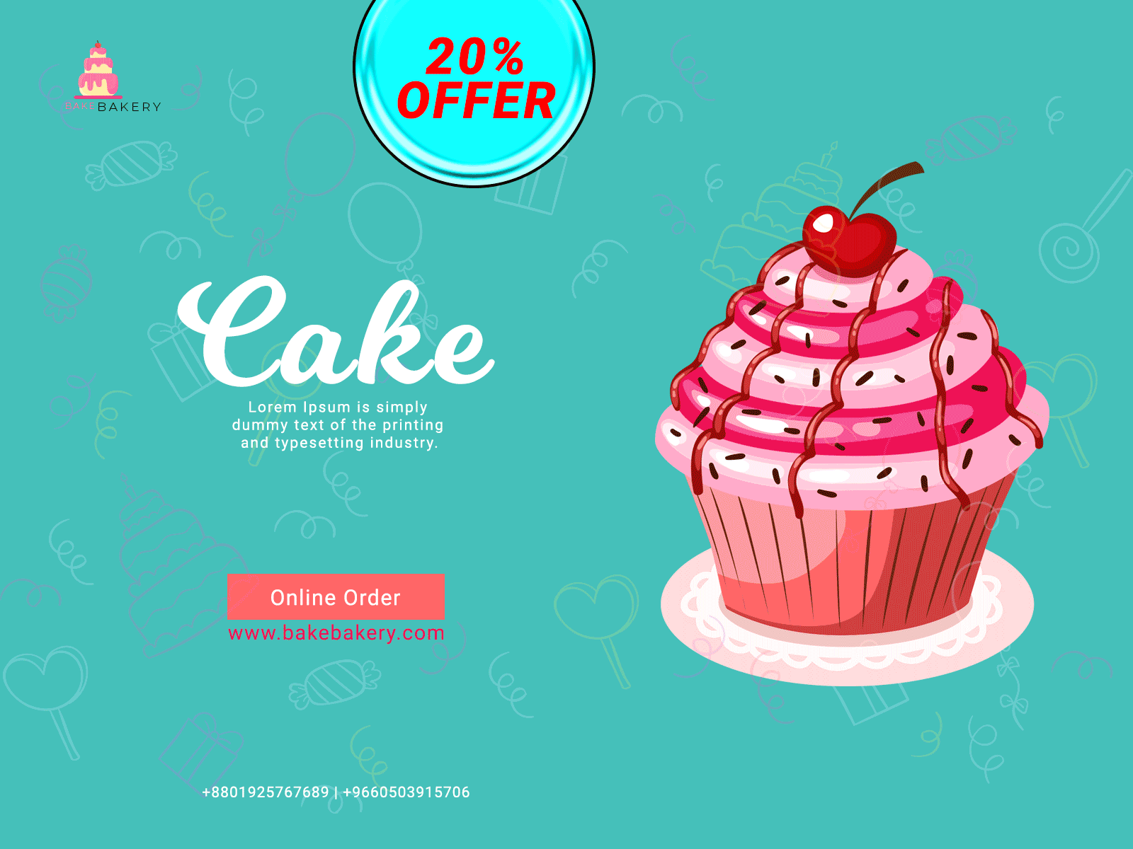 Browse thousands of Cake Ads images for design inspiration | Dribbble