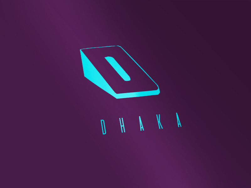 3D Typography Logo by Alamin Prodhania on Dribbble