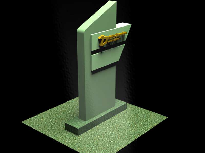 Simple Pylon Design for Saudi Buyer For Shop Corner by Alamin Prodhania ...