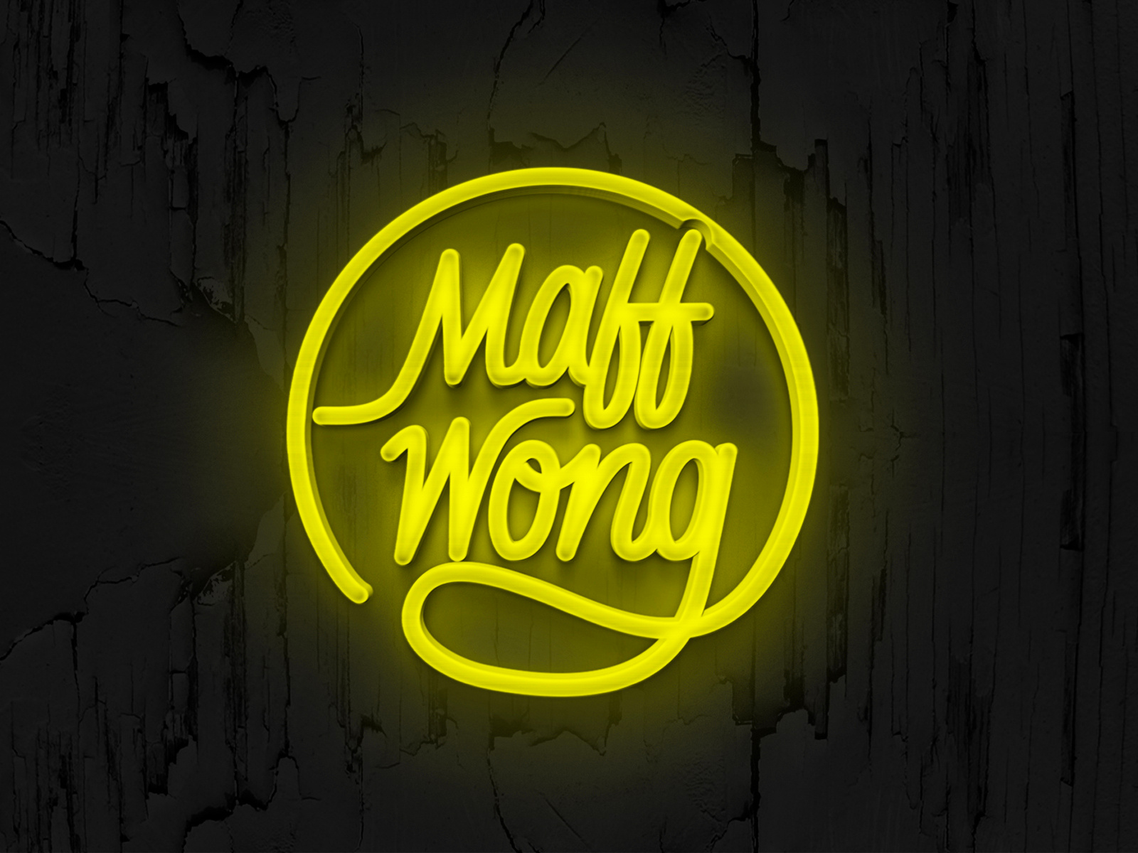 Maff Wong - Lettering by Yax // Art Director on Dribbble
