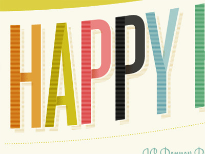 HAPPY… by kellianderson on Dribbble