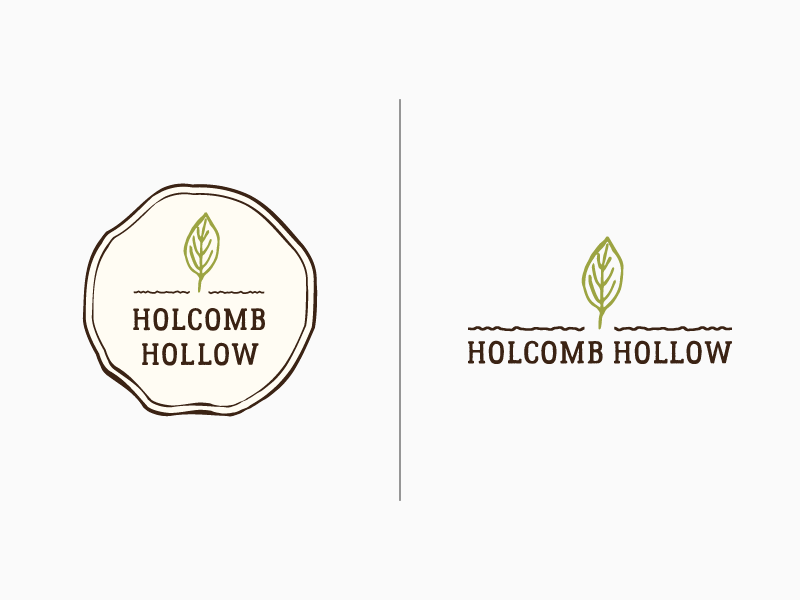 Holcomb Hollow Logo by Nicole on Dribbble