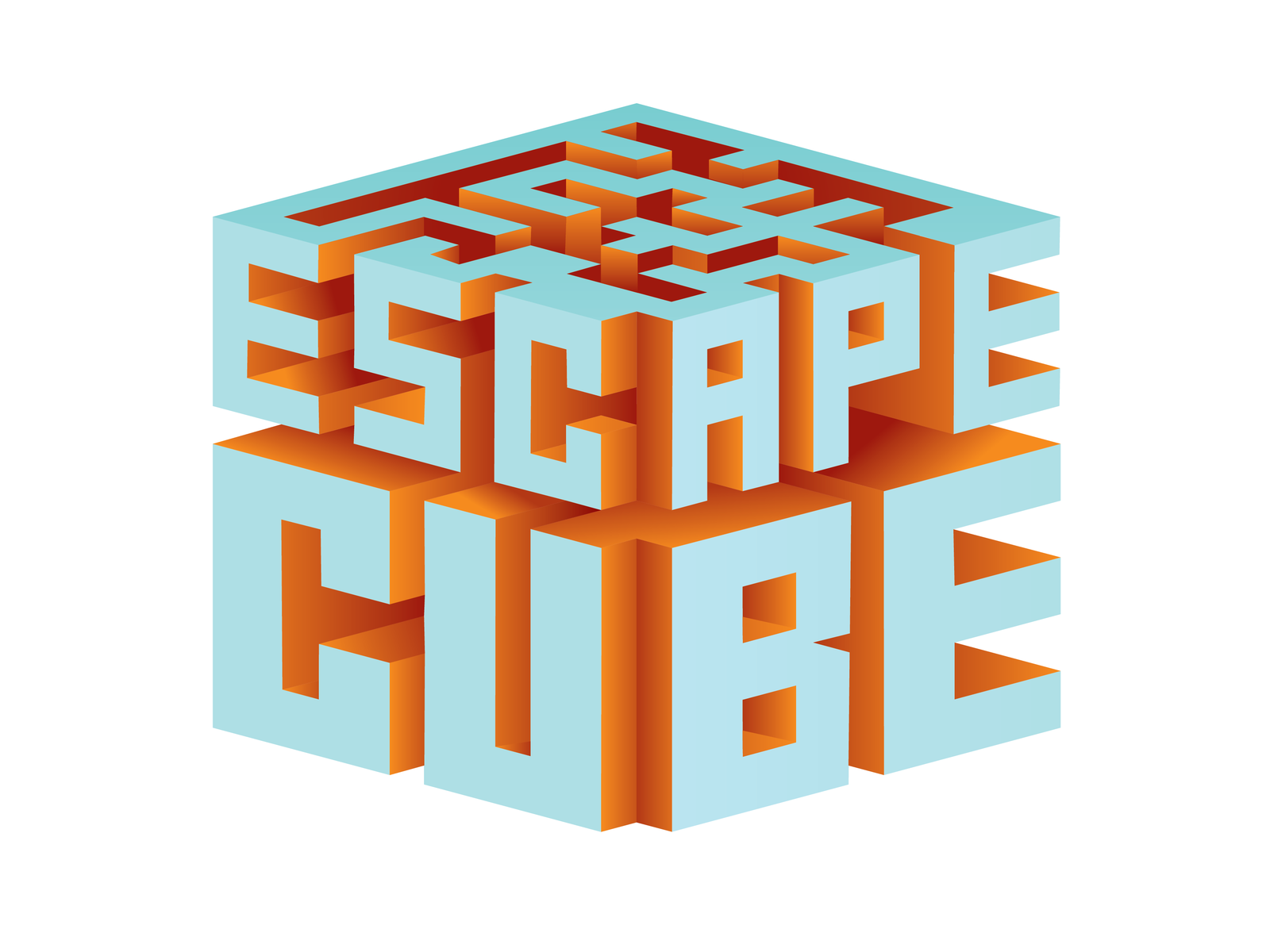 Escape Cube Isometric 3D Mark - Color Variation by Andrea Maxwell on ...