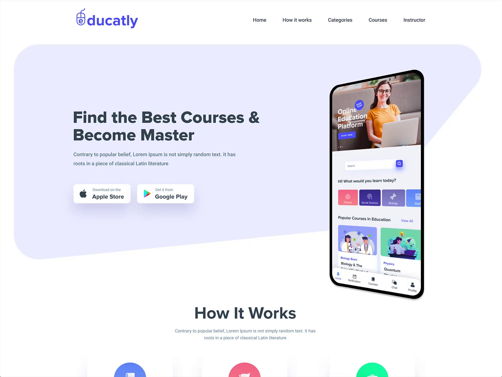 Educatly | Landing page for education app by Design Studio UI UX on ...