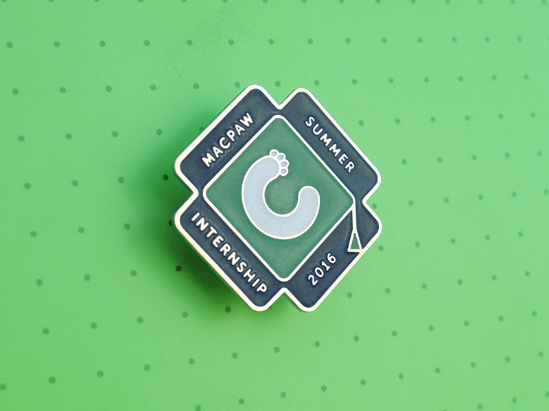Internship Badge by Aleksandr Ageev for MacPaw on Dribbble