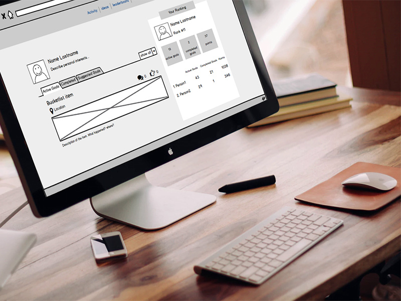 Prototyping in Balsamiq by Nas on Dribbble