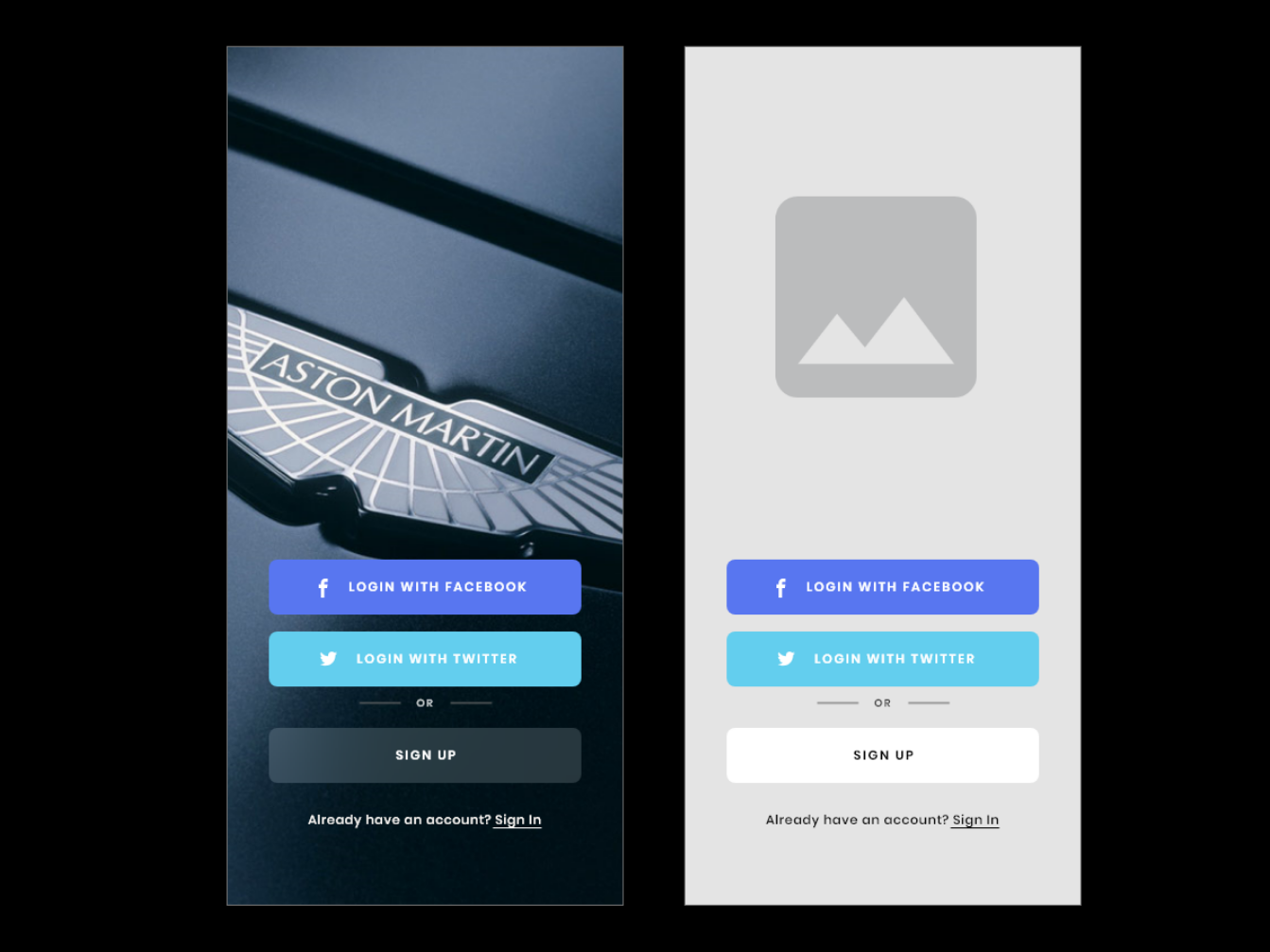 Cape UI Kit | Adobe XD | Login Screen by Suyog Byndur on Dribbble