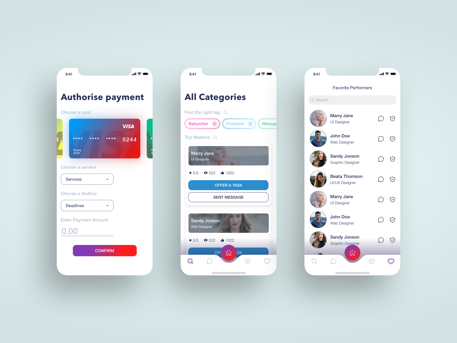 Application Light Screen by Valeriia on Dribbble