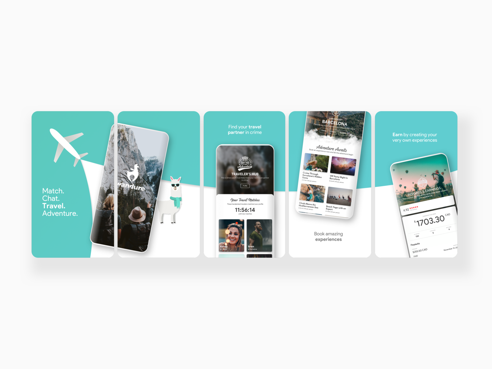 Wandure Playstore App Preview Design by Ali Kazal for Wandure on Dribbble