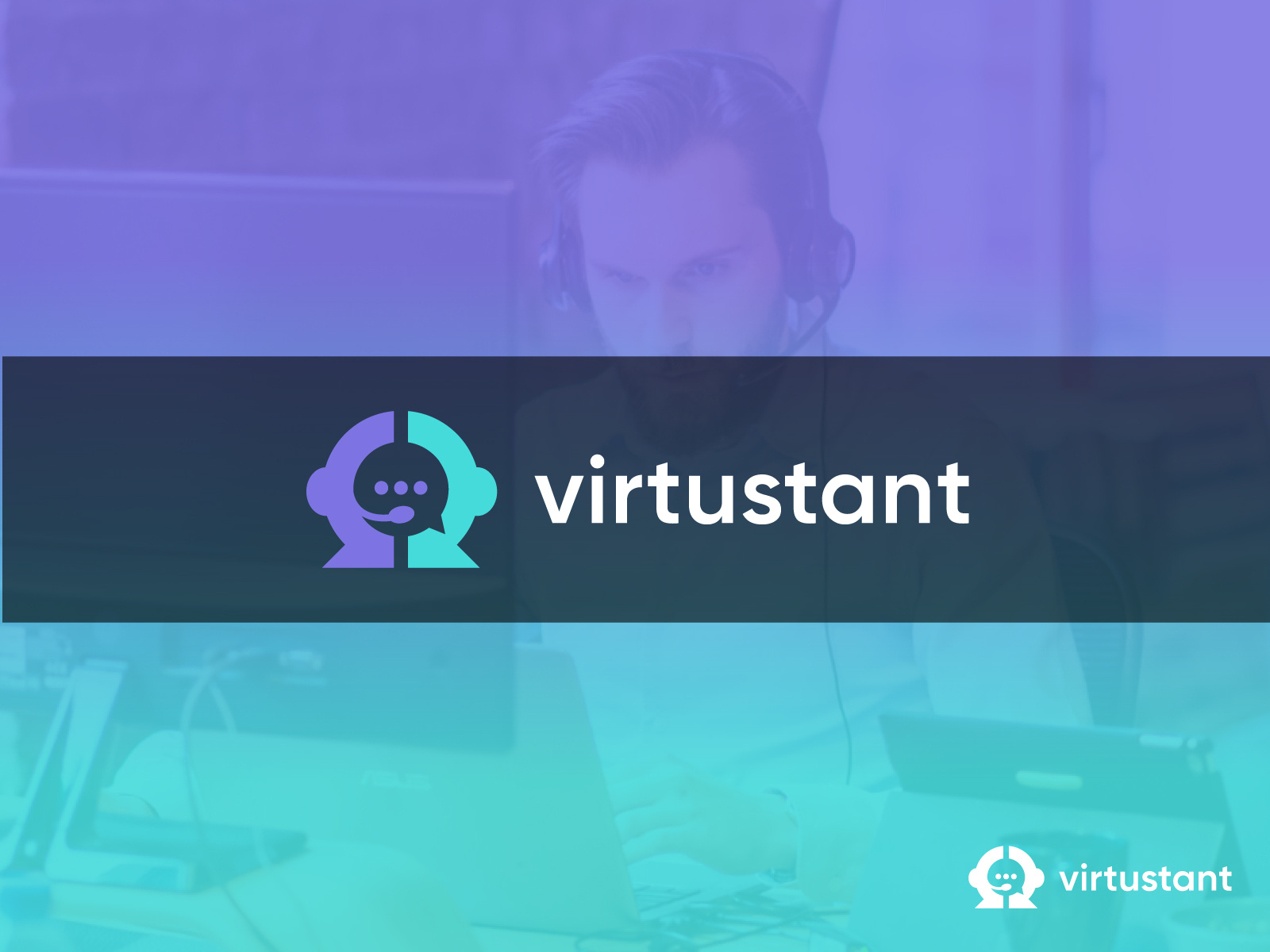 Virtustant Logo design - virtual assistant logo by Jishan - Branding ...