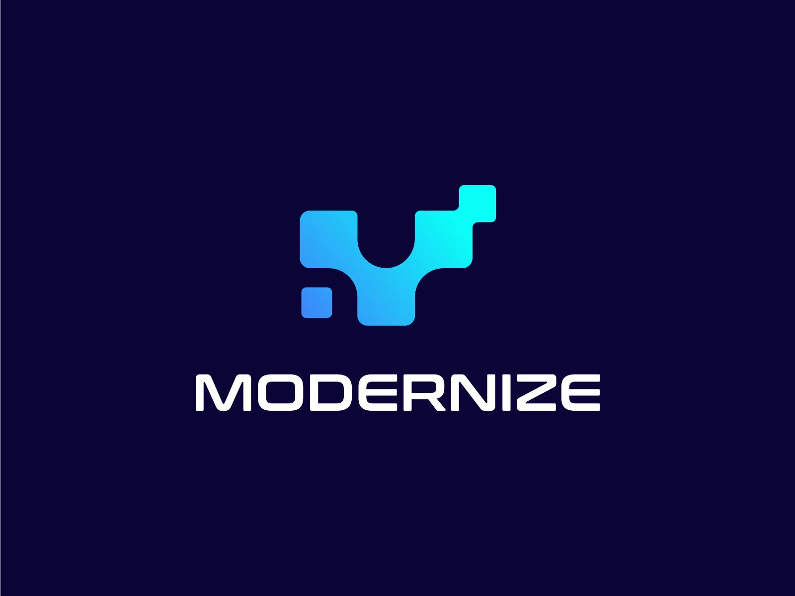 Modernize logo - modern logo by Jishan - Branding Agency on Dribbble