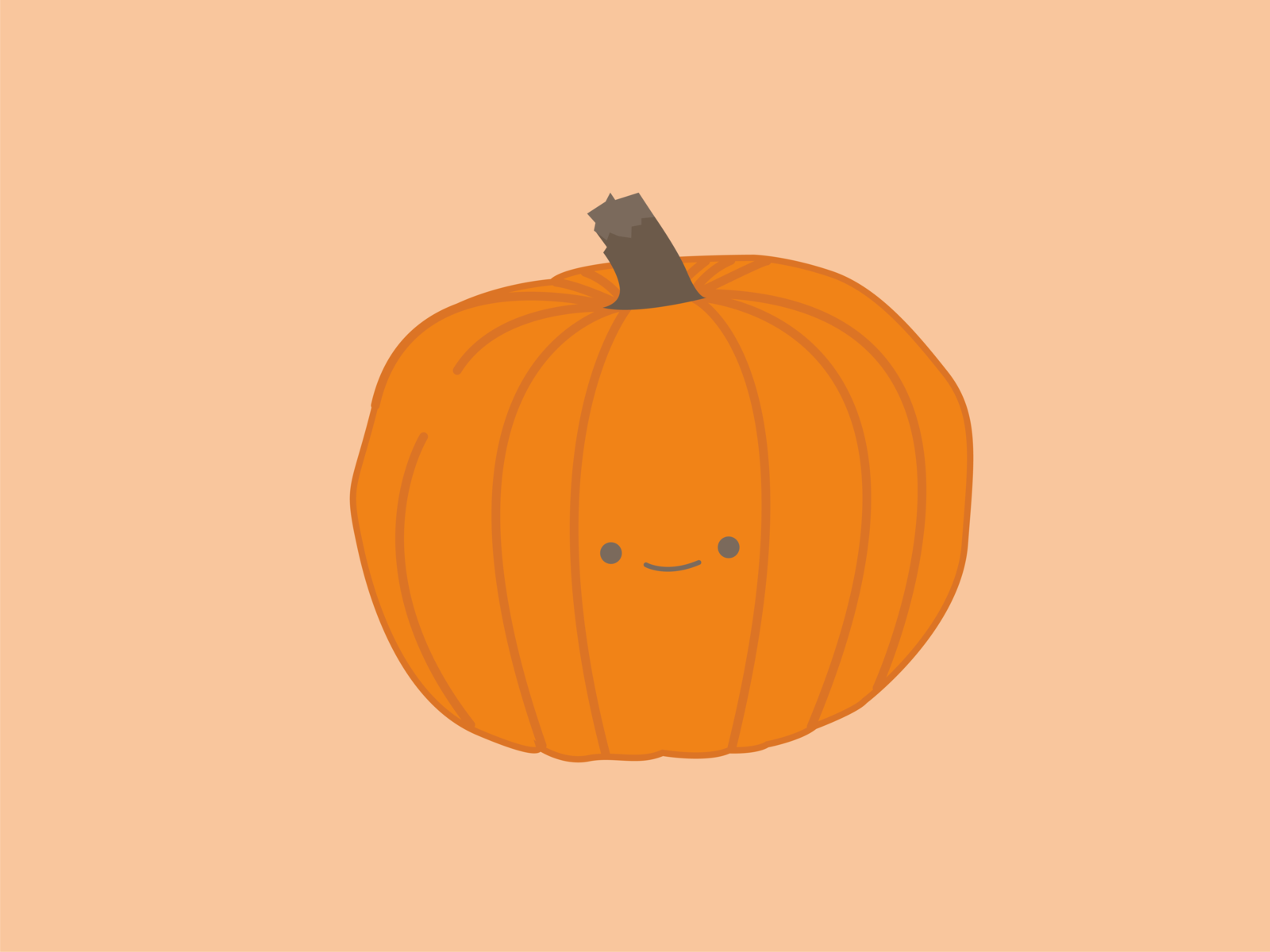 Pumpkin sticker by Reinier Strik on Dribbble