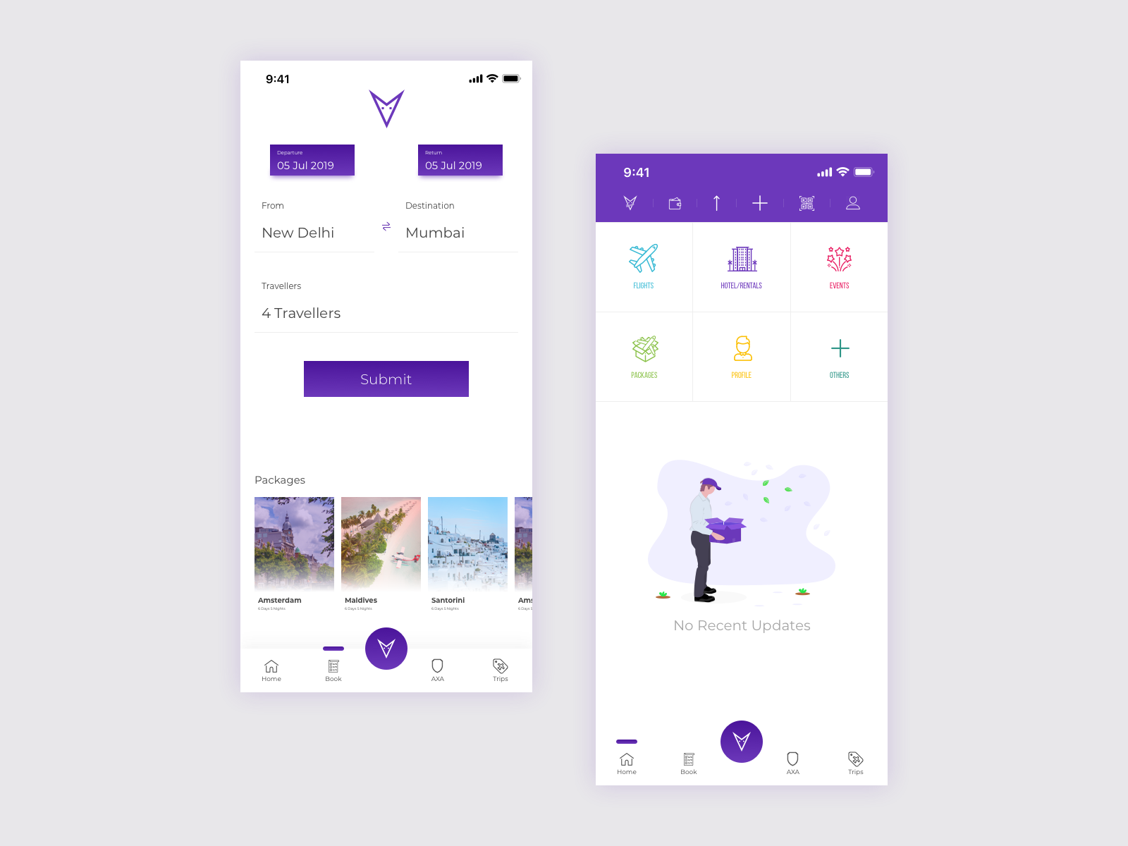 Travel Booking App UI by Design Bar on Dribbble