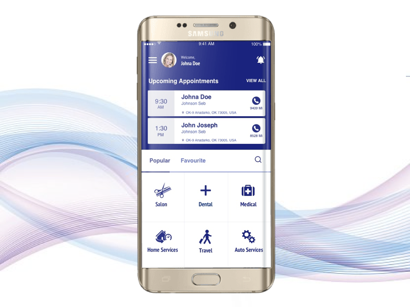 Upcoming Appointments by Sneha Arun on Dribbble