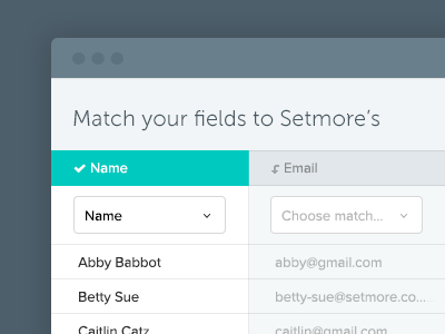 Import UI by Joshua Iwata on Dribbble
