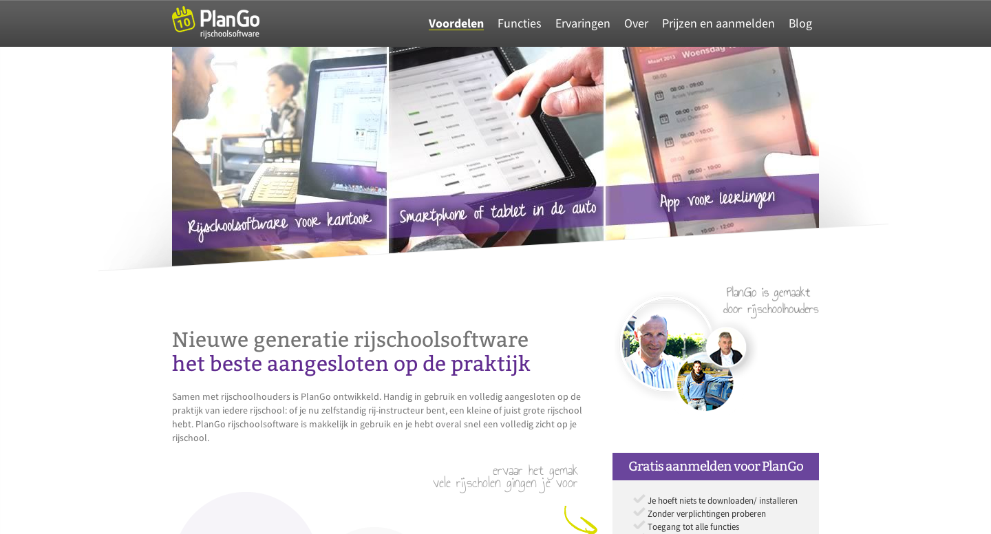 Plango Homepage by Jochem Nabuurs on Dribbble